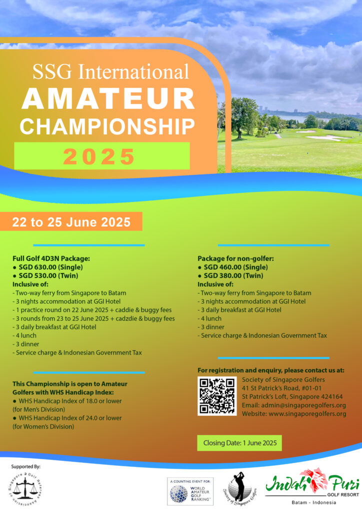 SSG International Amateur Championship 2025 - Golf Referees Association ...